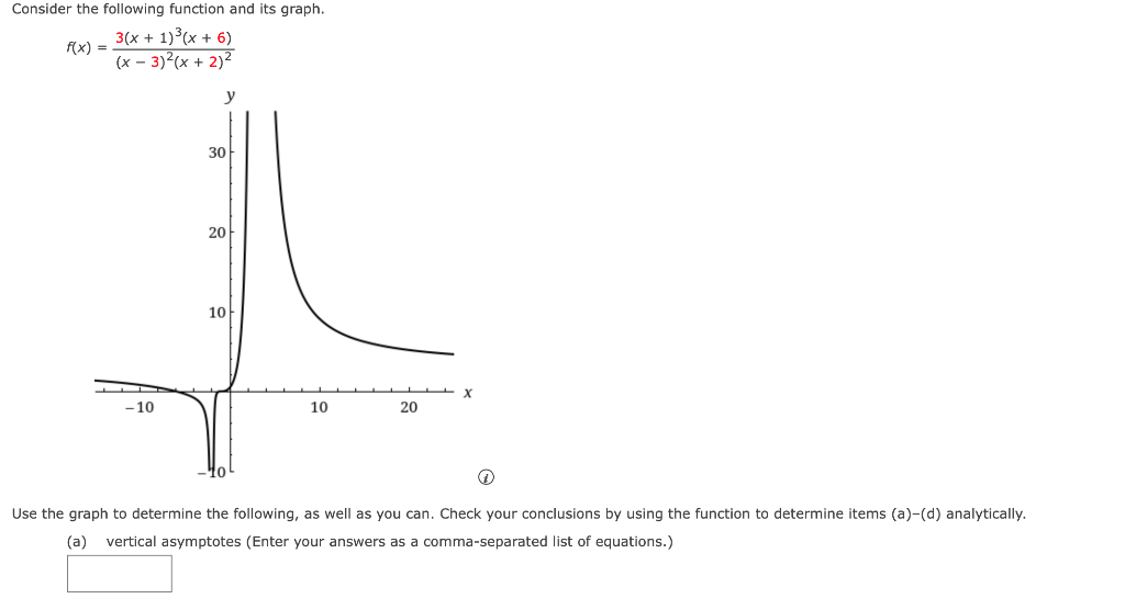 Solved Consider the following function and its graph. 3(x + | Chegg.com