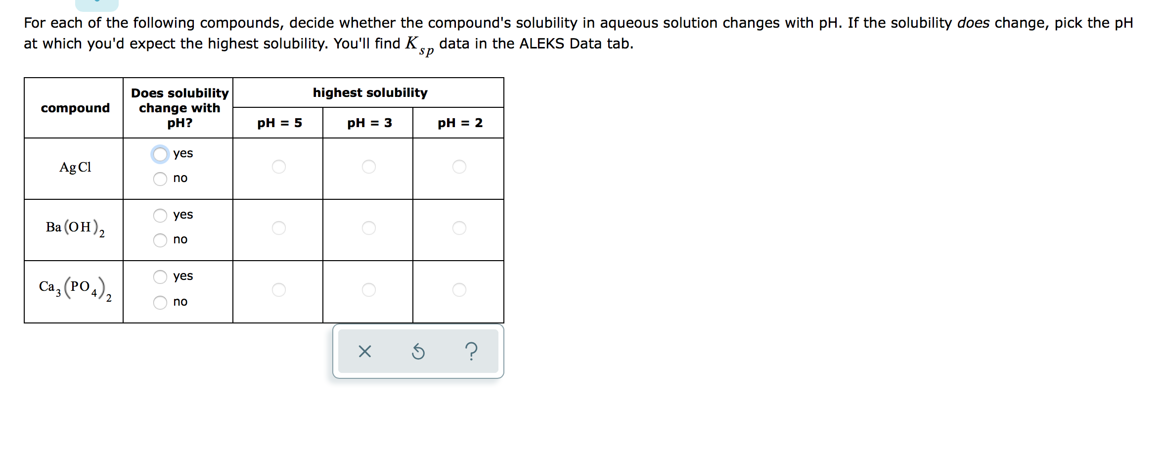 Solved For each of the following compounds, decide whether | Chegg.com