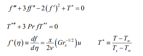 Solved Convert the following boundary layer equation to a | Chegg.com