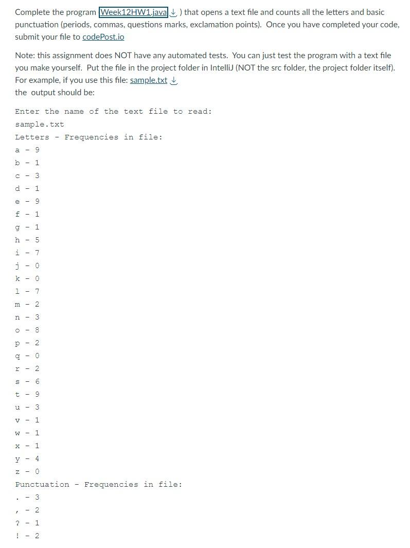 Solved Complete the program ↓ ) that opens a text file and | Chegg.com