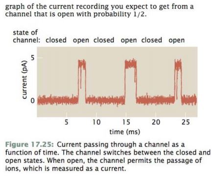 17.5 Single-channel recordings Here we consider an | Chegg.com