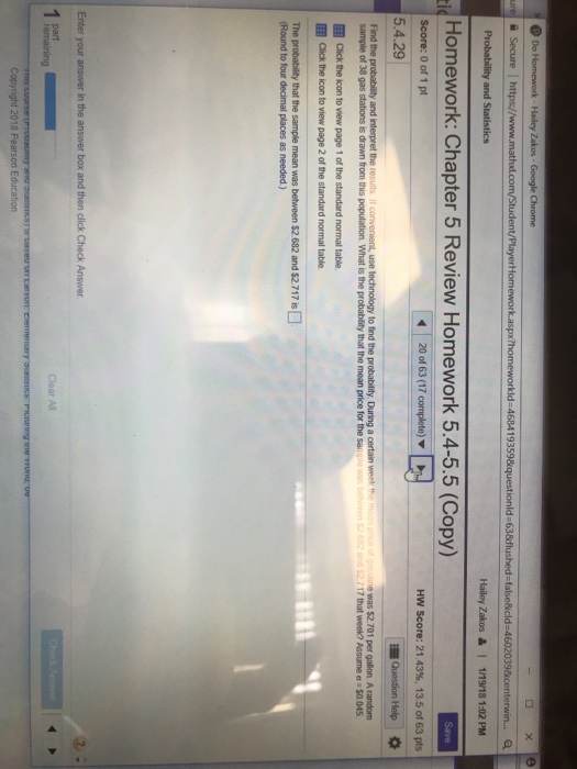 Solved Homework:Chapter 5 Review Homework 5.4-5.5 (Copy) Hw | Chegg.com Solved Homework:Chapter 5 Review Homework 5.4-5.5 (Copy) Hw | Chegg.com