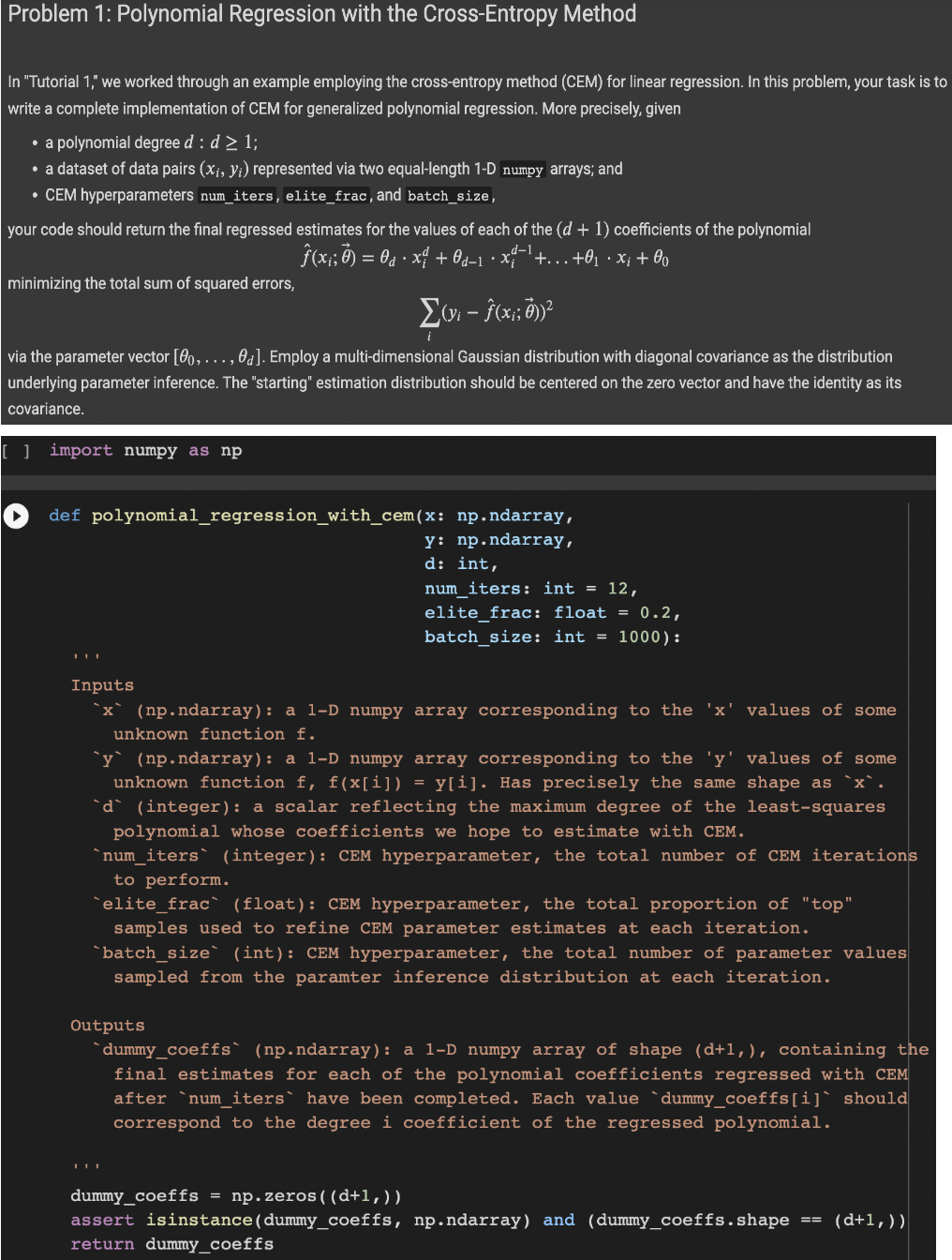 Solved Please rework given code to solve. Include | Chegg.com