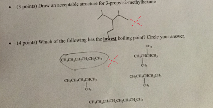 Solved • (3 points) Draw an acceptable structure for | Chegg.com
