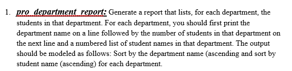 Solved Need help with the following SQL question. provided | Chegg.com