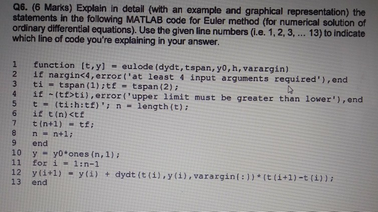 (Solved) : Q6 6 Marks Explain Detail Example Graphical Representation ... (Solved) : Q6 6 Marks Explain Detail Example Graphical Representation ...