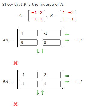 Solved Use the inverse matrices to find (AB)−1,(AT)−1, and | Chegg.com