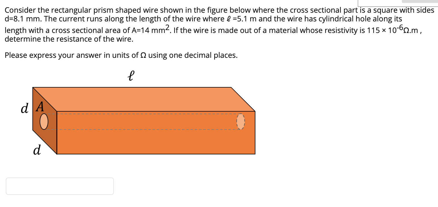 Solved Consider the rectangular prism shaped wire shown in | Chegg.com