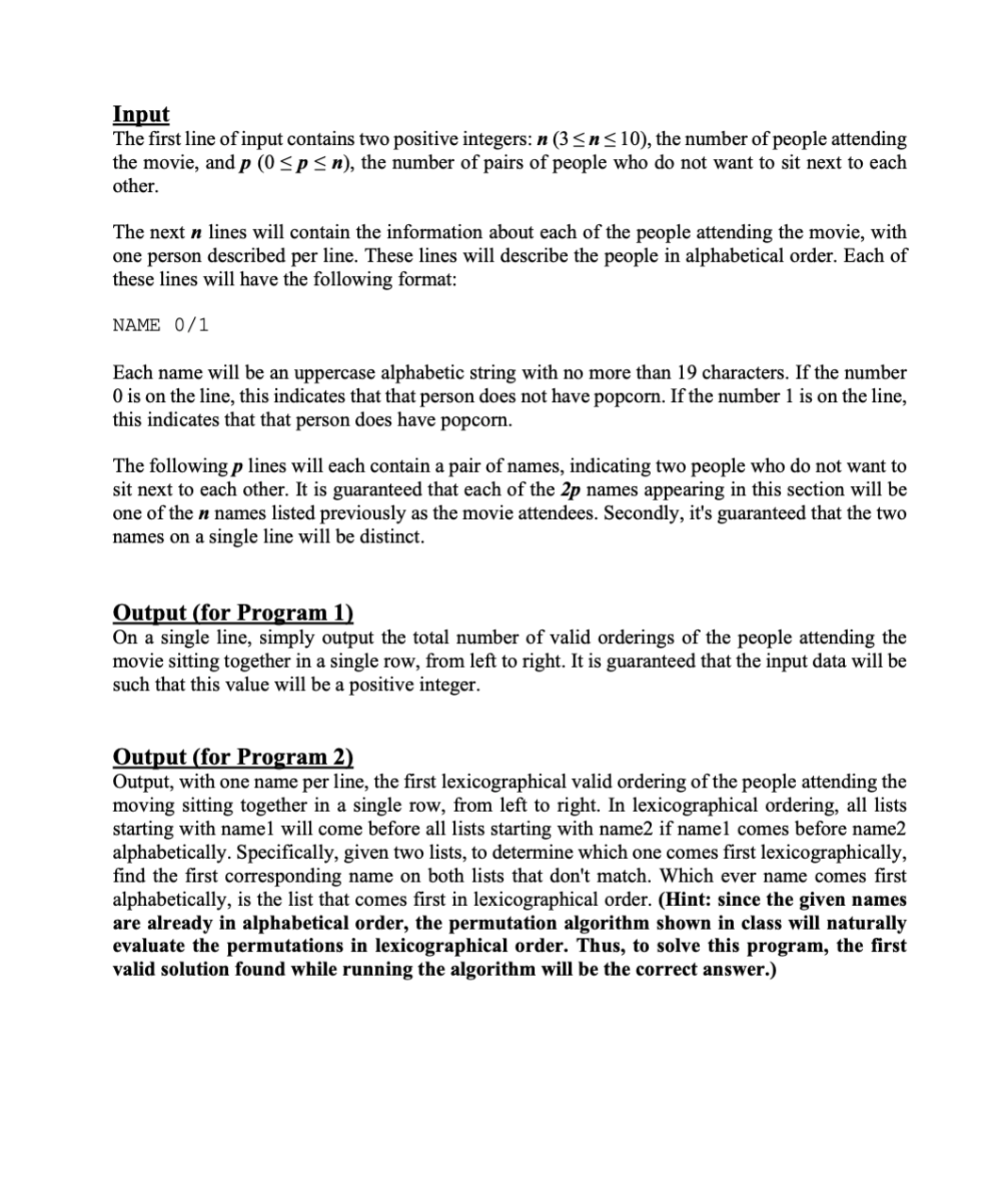 Solved PLease help with this codeThe outputs need to be as | Chegg.com