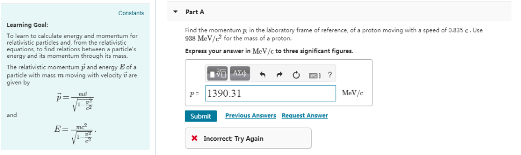 Solved PartA Learning Goal To learn to calculate energy and | Chegg.com Solved PartA Learning Goal To learn to calculate energy and | Chegg.com