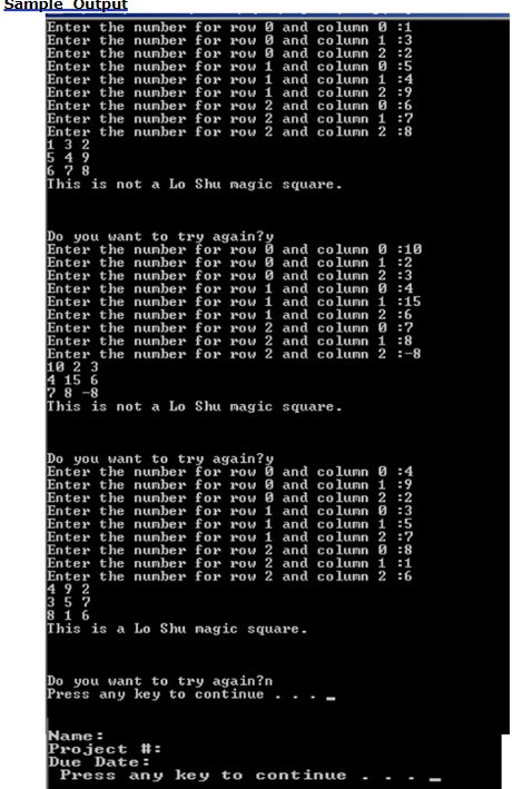 Solved Processing Requirements Use the following template to | Chegg.com