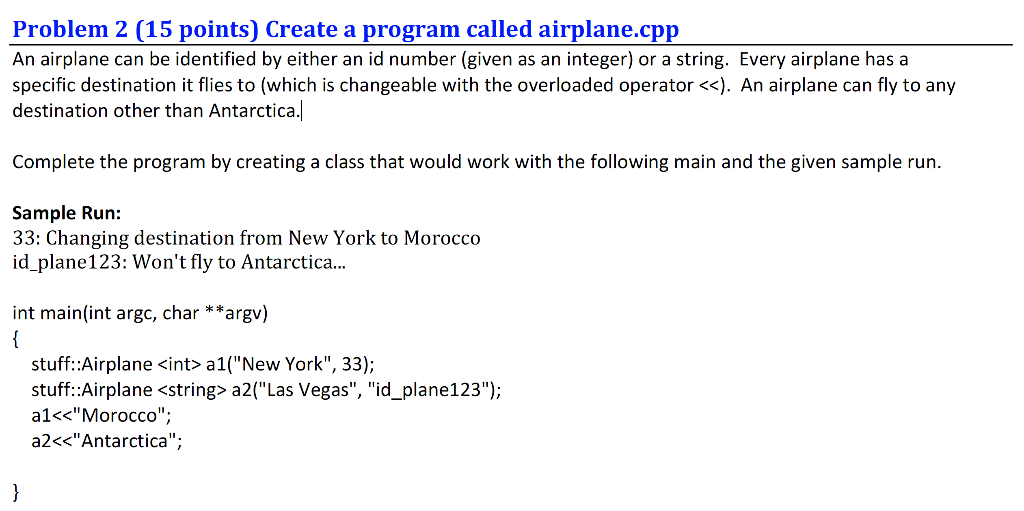 Solved Problem 2 (15 pointsCreate a program called | Chegg.com