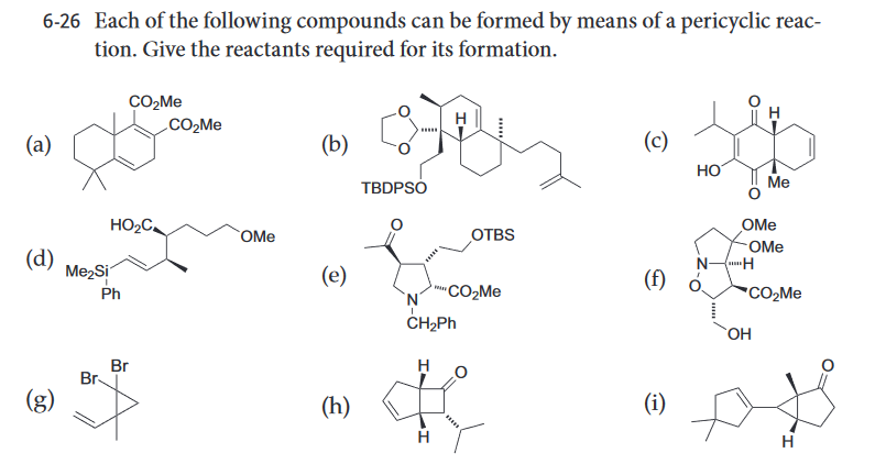 Solved 6-26 ﻿Each of the following compounds can be formed | Chegg.com