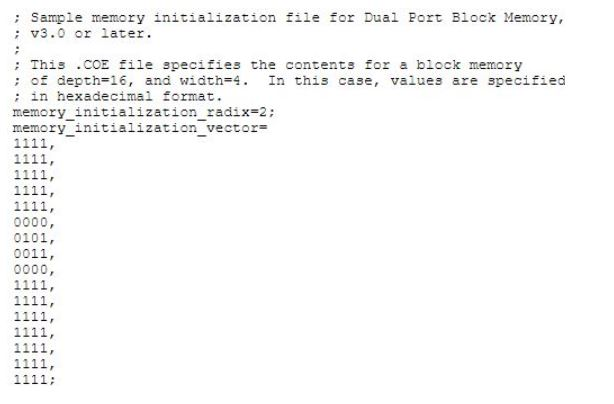 Coe Files Are Used By Xilinx To Initialize A Bram 