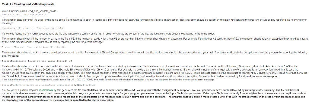 Assignment Goal: Refresher of Python and hands-on | Chegg.com