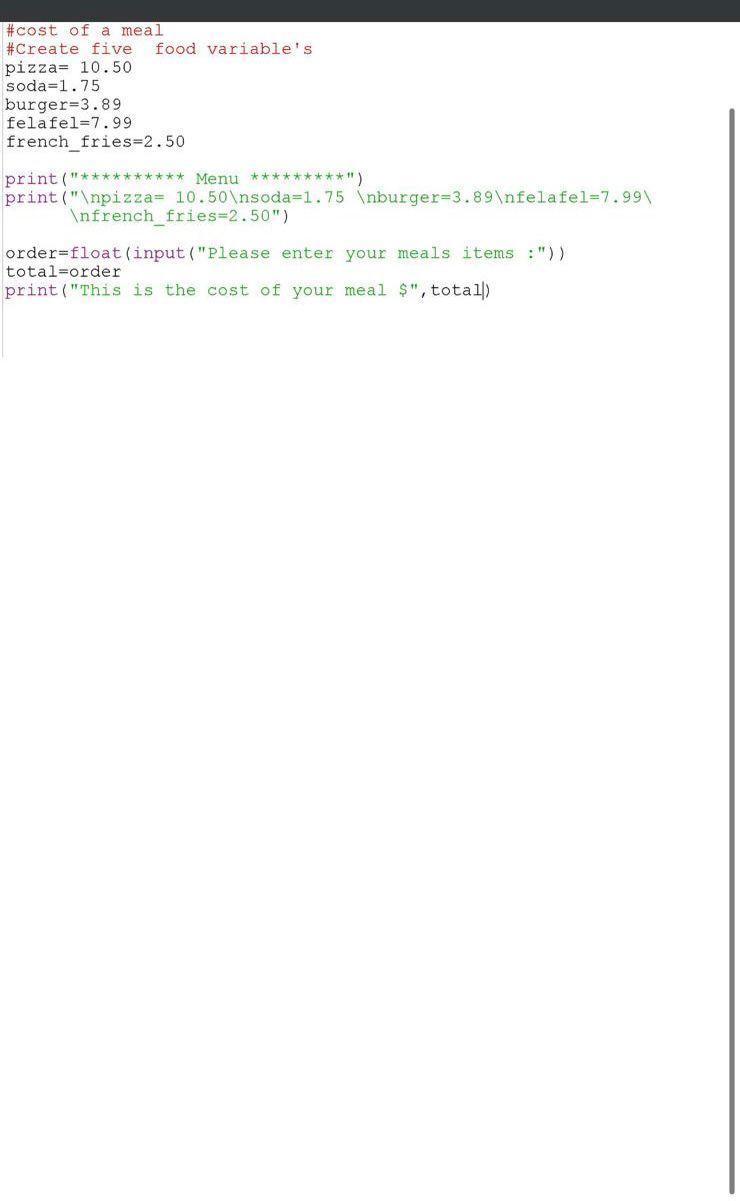 Solved In python programming. please include comments that | Chegg.com
