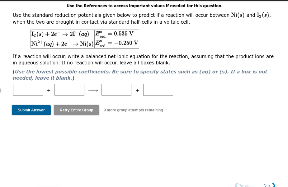Solved Use the References to access important values if | Chegg.com