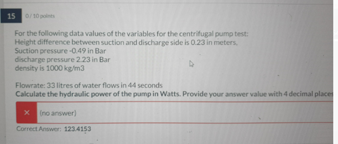 Solved For the following data values of the variables for | Chegg.com