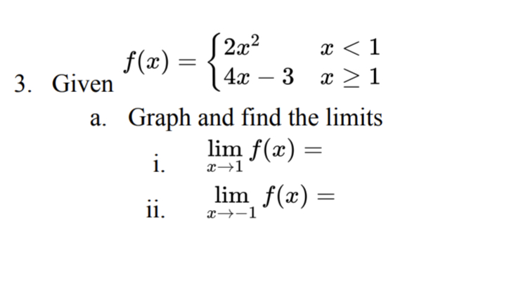 Solved Given f(x)={2x2,x