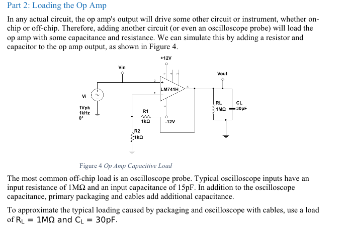Solved Figure 4 Op Amp Capacitive LoadThe most common | Chegg.com Solved Figure 4 Op Amp Capacitive LoadThe most common | Chegg.com