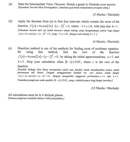 Solved State the Intermediate Value Theorem. Sketch a graph | Chegg.com