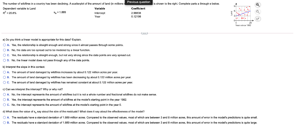 Solved Previous question is shown to the right. Complete | Chegg.com