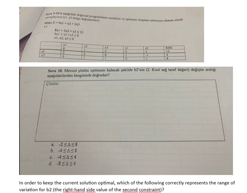 Solved operation research-Linear programming model | Chegg.com