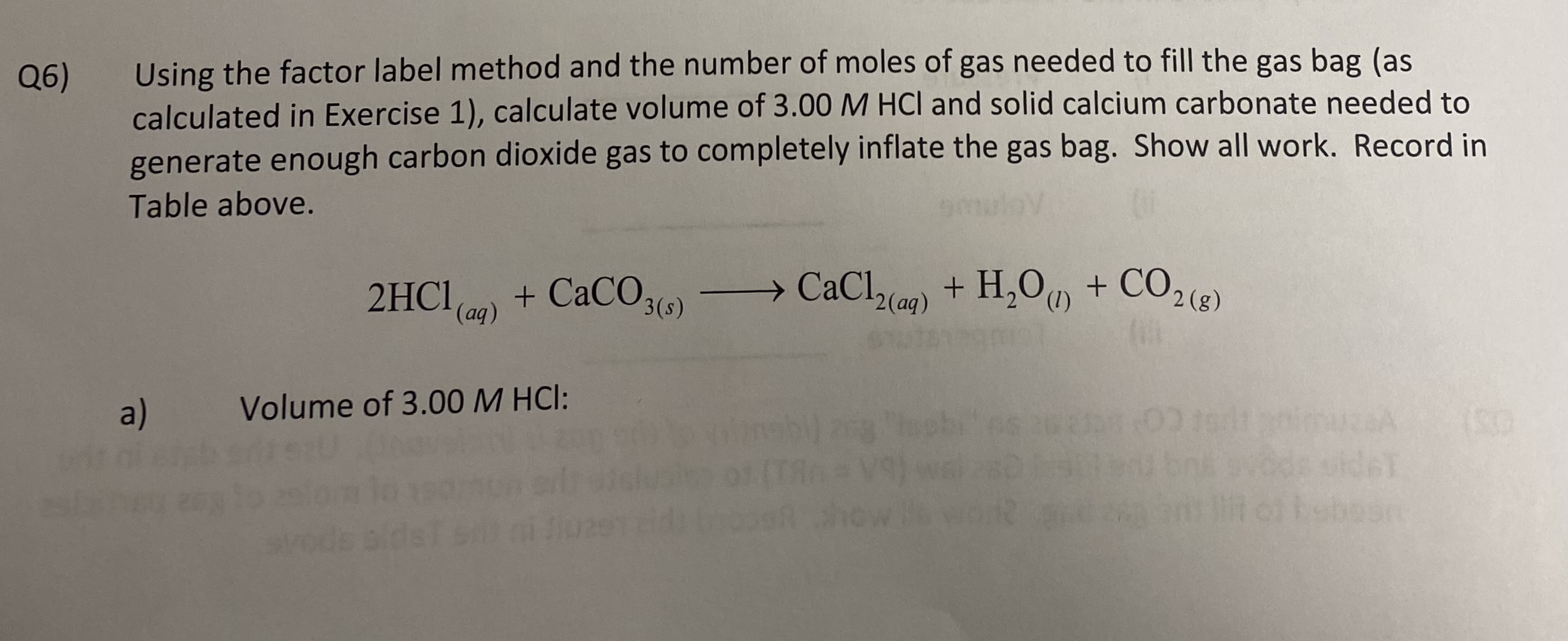 Solved 5) Using the factor label method and the number of | Chegg.com