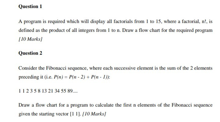 Solved Question 1 A program is required which will display | Chegg.com