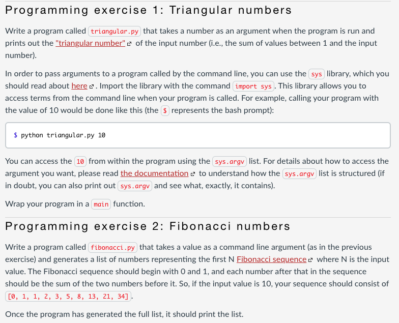 Solved Programming Exercise 1 Triangular Numbers Write A Chegg