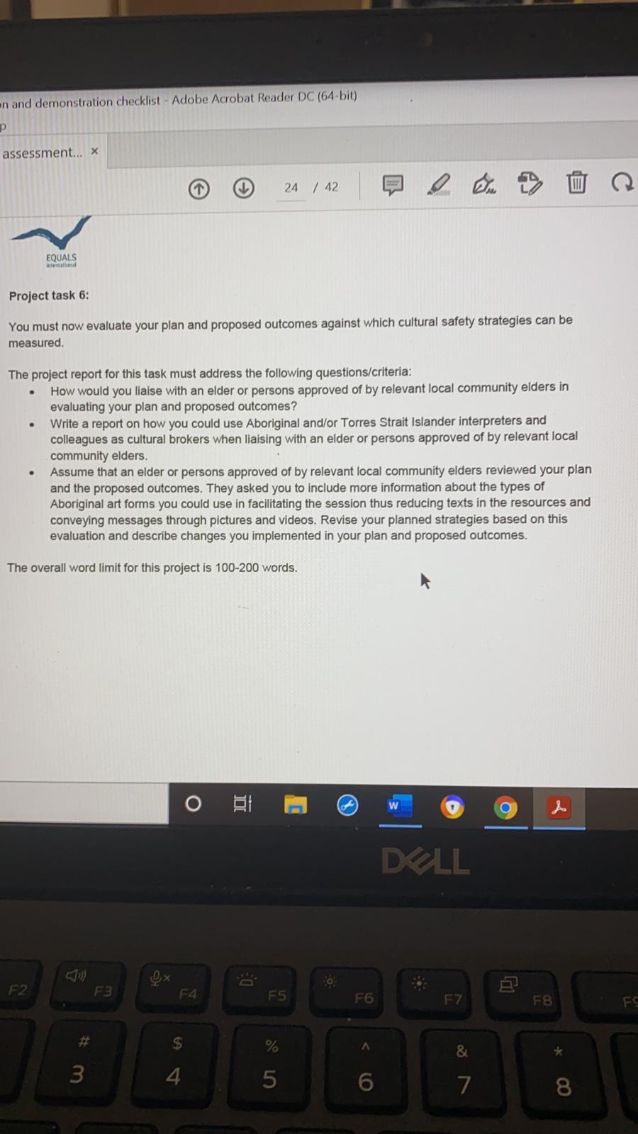 Solved on and demonstration checklist - Adobe Acrobat Reader | Chegg.com