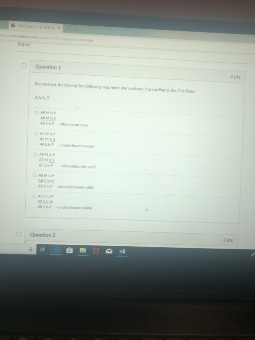 Solved Enjoy! Question 1 2 pts Reconstruct the form of the | Chegg.com
