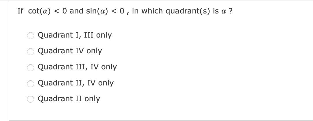 Solved If cot(α)