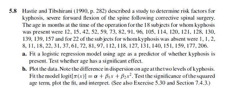 Solved This is a problem from the Chapter 5, exercise number | Chegg.com