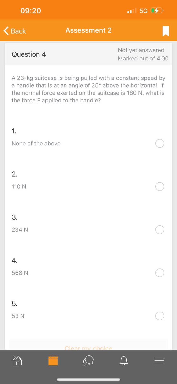 Solved A 23−kg suitcase is being pulled with a constant | Chegg.com