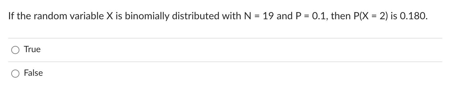 Solved If The Random Variable X Is Binomially Distributed 4310