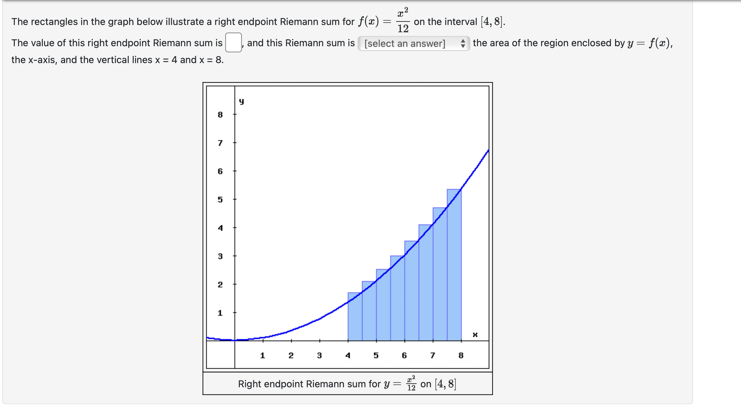 Solved The rectangles in the graph below illustrate a right | Chegg.com