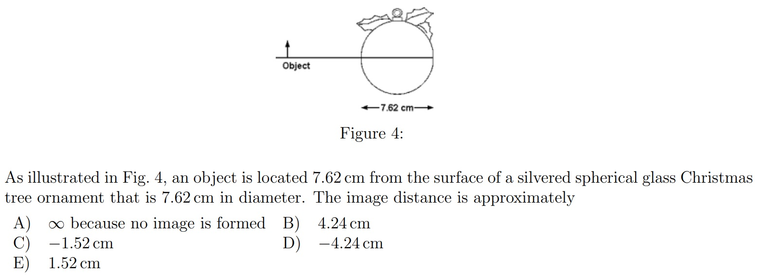 Solved Object 77.62 cm Figure 4: As illustrated in Fig. 4, | Chegg.com