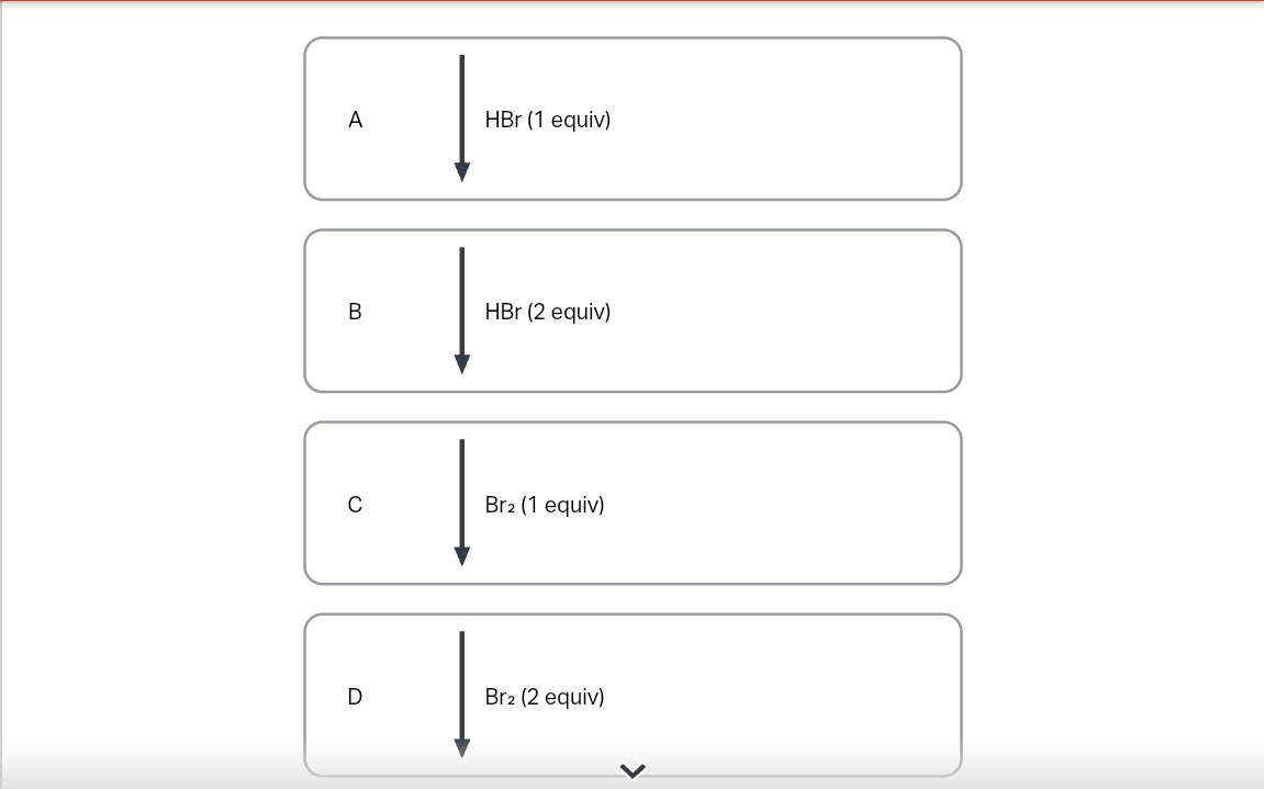 Solved Choose the reagent(s) that would be most likely to | Chegg.com