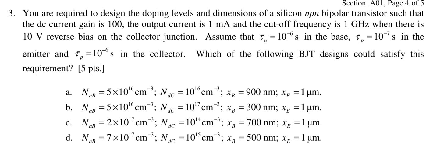 Section A01, Page 4 of 5 3. You are required to | Chegg.com