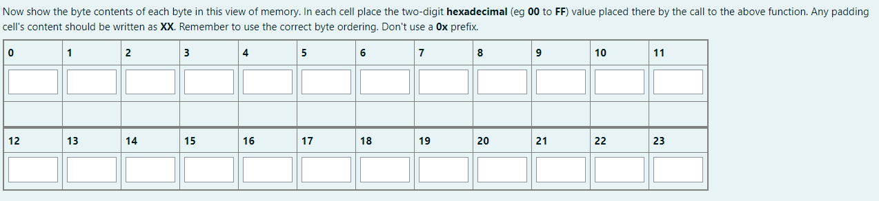 Solved You are given the struct below: typedef struct { | Chegg.com