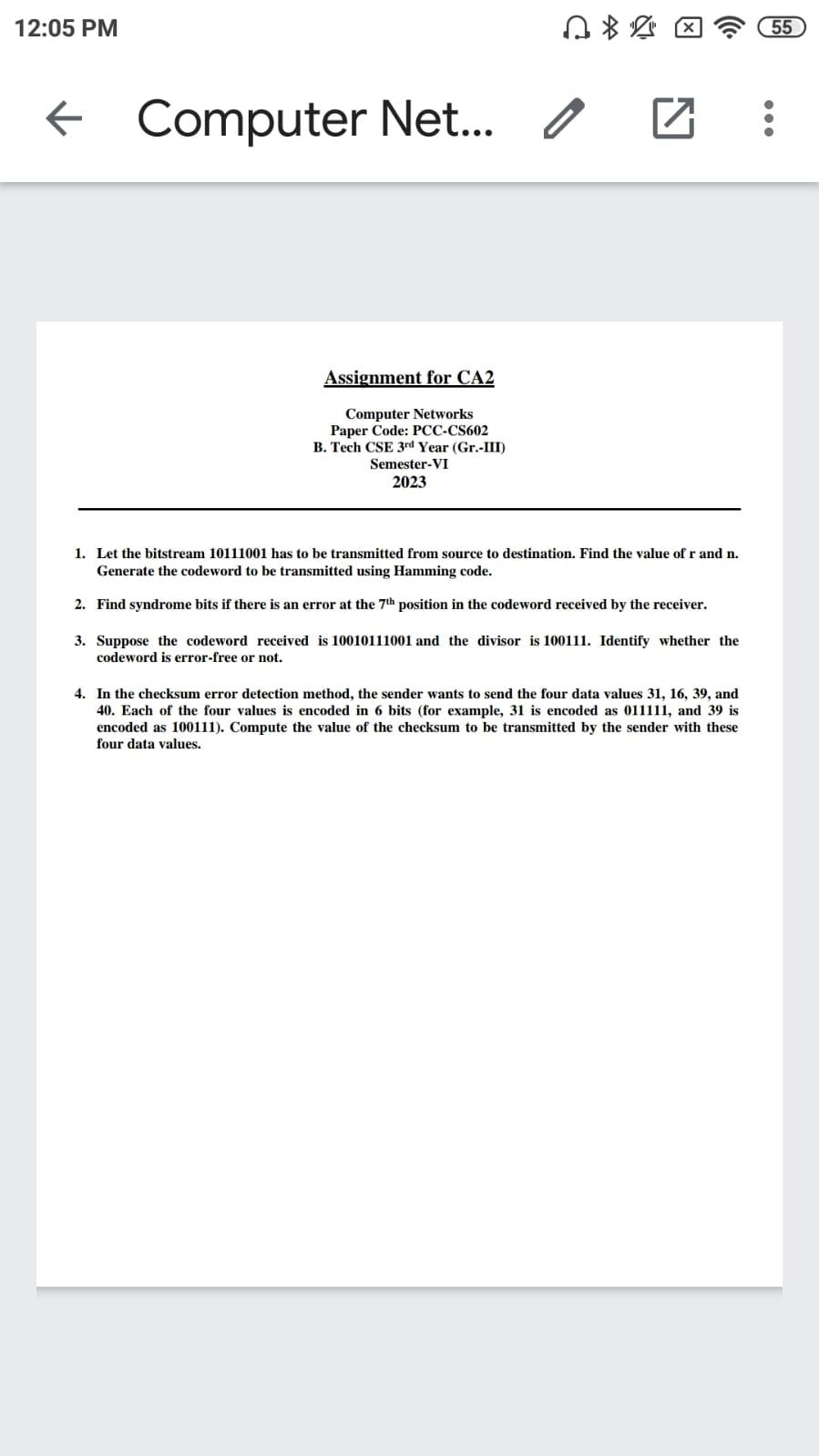 Solved 1. Let the bitstream 10111001 has to be transmitted | Chegg.com