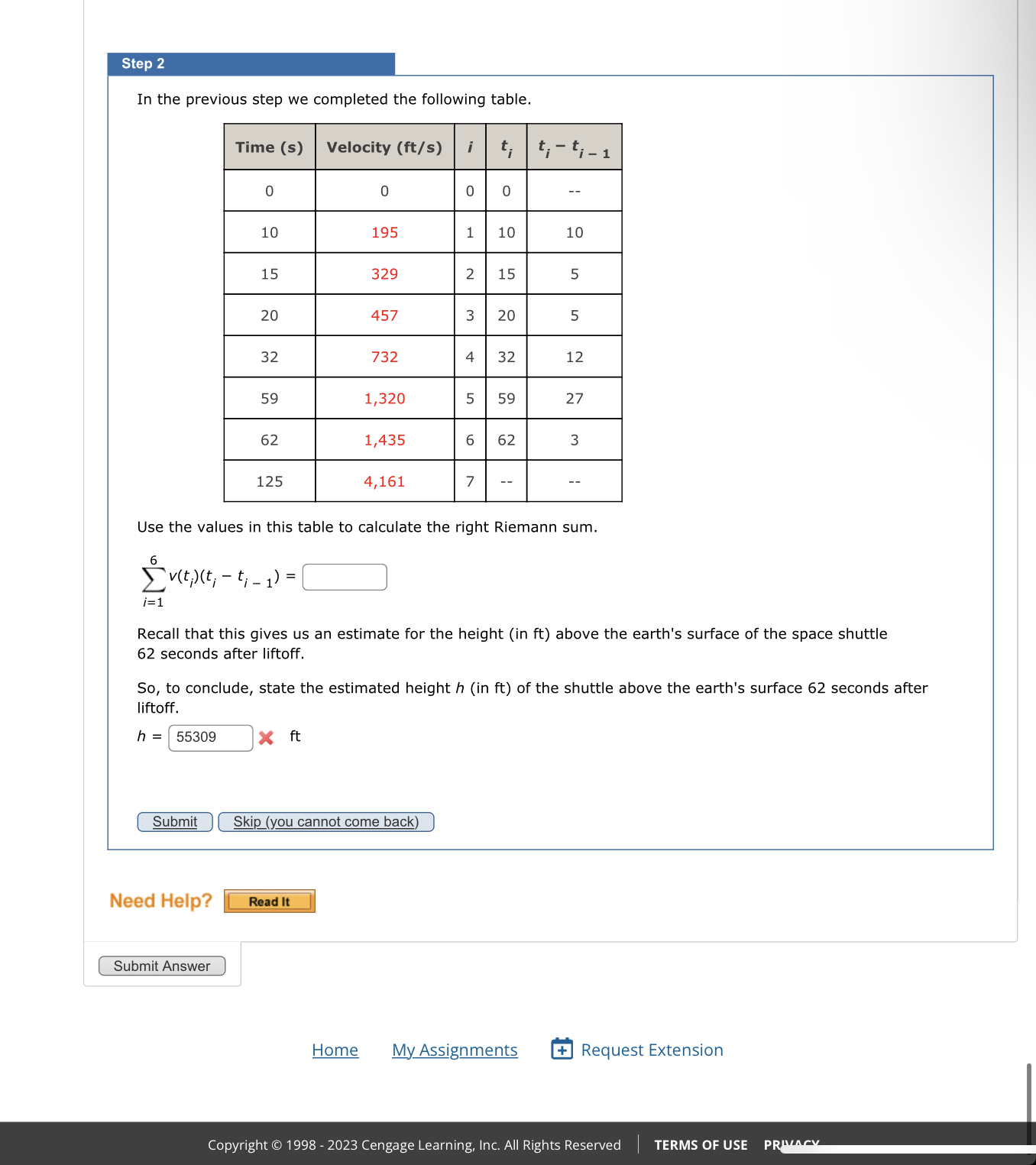 Step 2In the previous step we completed the following | Chegg.com