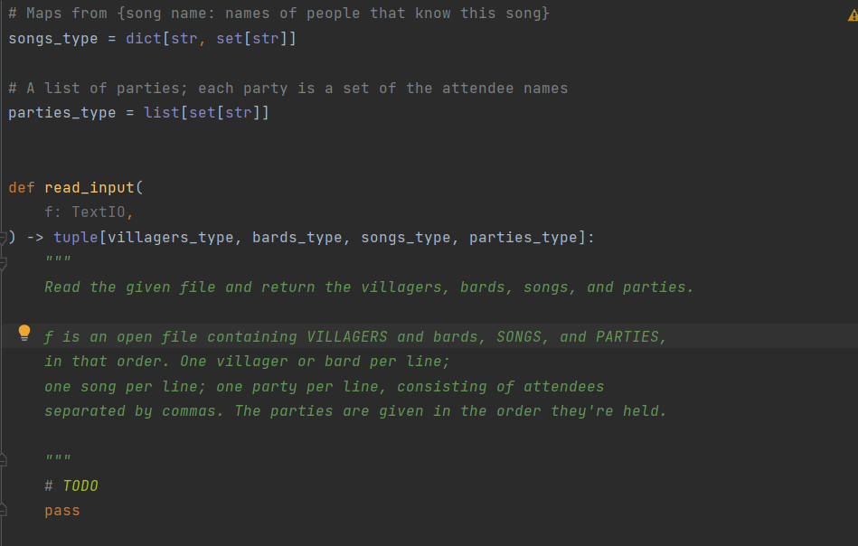 Solved Python Question: Q2: A Bard Day’s | Chegg.com