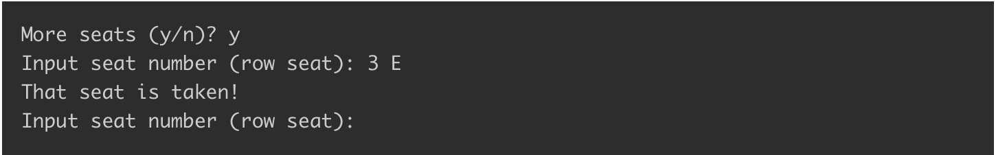 Solved Python program, airline_seating.py, which allows the | Chegg.com