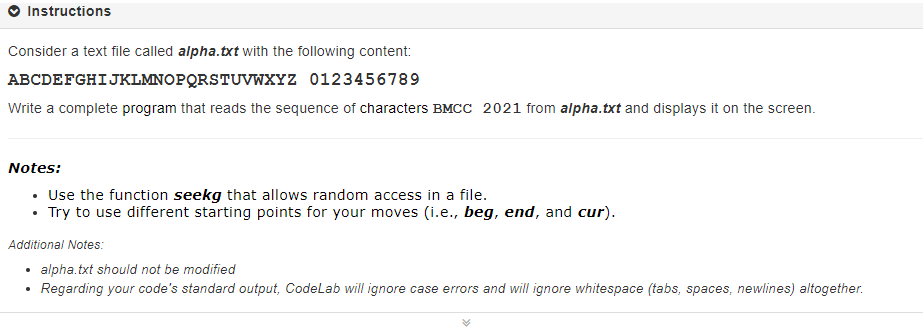 Solved Consider a text file called alpha.txt with the | Chegg.com