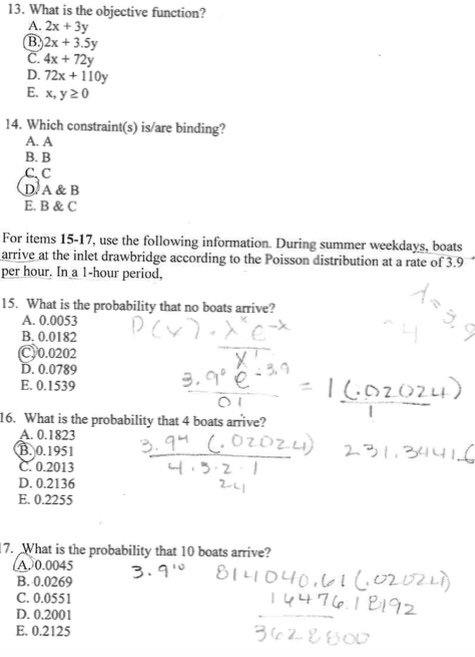 Solved For items 11-16, determine the optimal solution. | Chegg.com