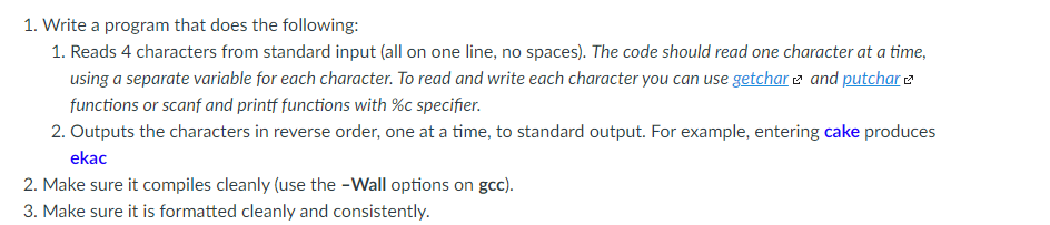 Solved 1. Write a program that does the following: 1. Reads | Chegg.com