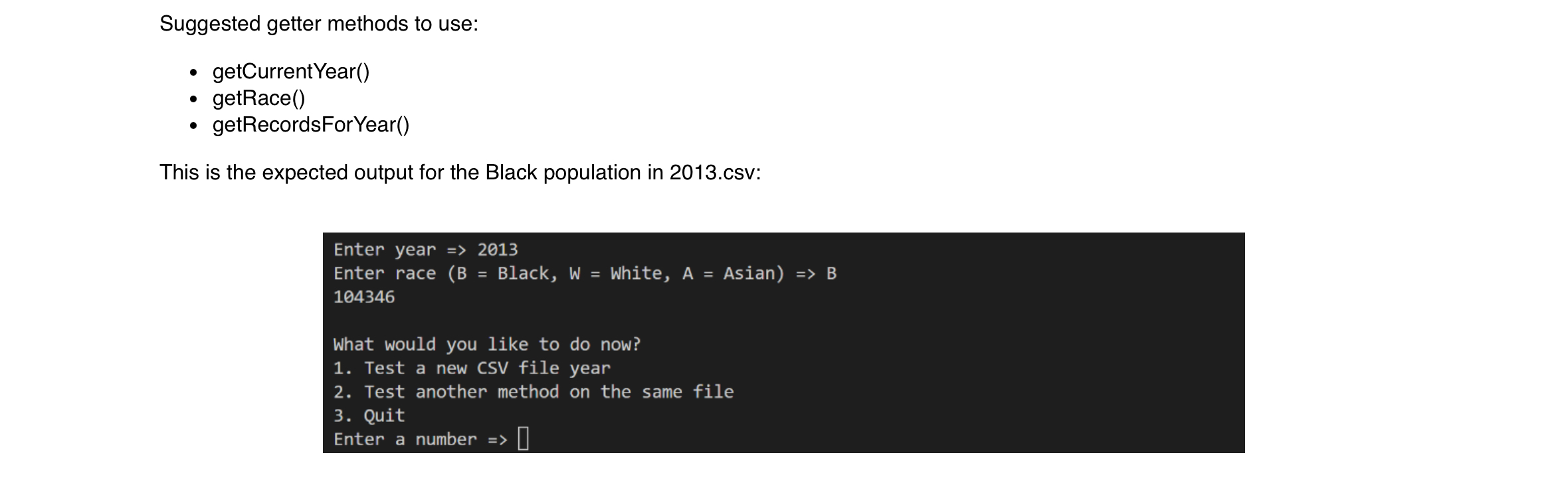 Solved The class contains 1 (one) instance variable: - | Chegg.com