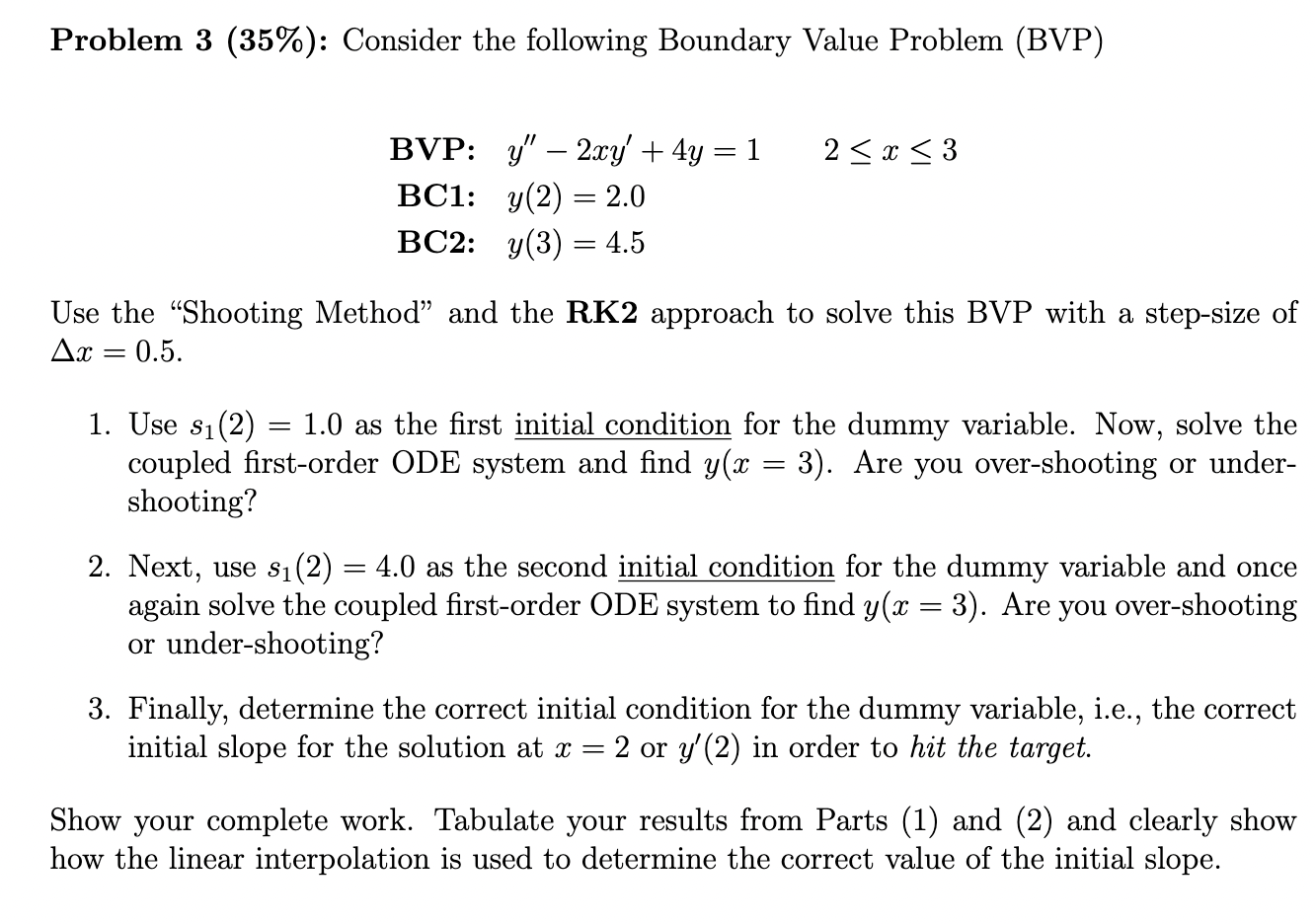 Solved Problem 3 (35%): Consider the following Boundary | Chegg.com